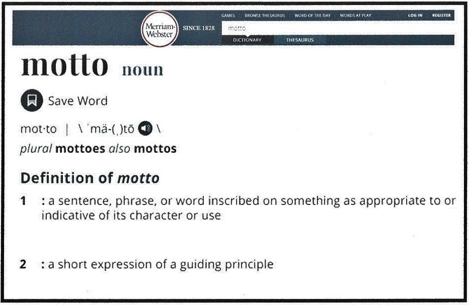 A Tale Of Two Mottos – I Hate Houseguests